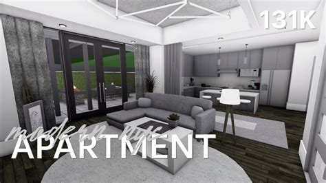 ROBLOX Bloxburg Modern NYC Apartment 131k YouTube