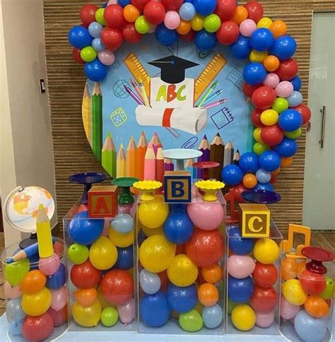 Decoración de graduación para niños de Preescolar