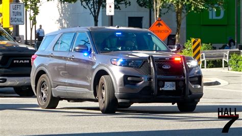 Burnaby Coquitlam RCMP 3 Ford Police Interceptor Utilities