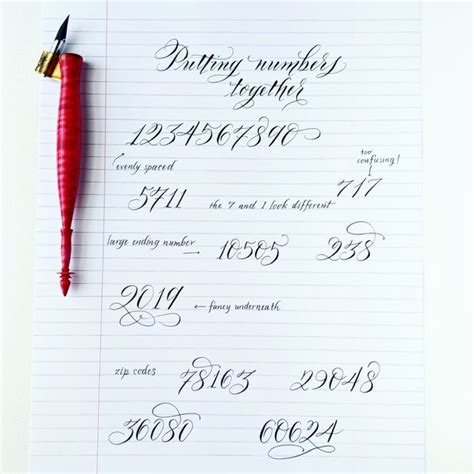 Count On Me Like 1 2 3 Jennifer Calligrapher Hand Lettering Tools