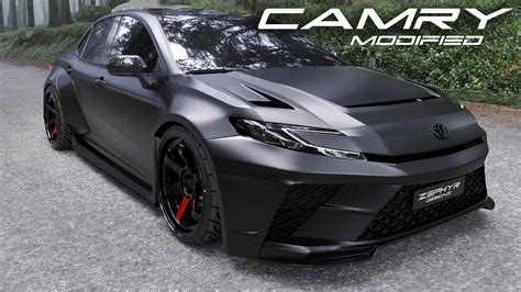 New Toyota Camry Modified Widebody Lowered Concept By Zephyr