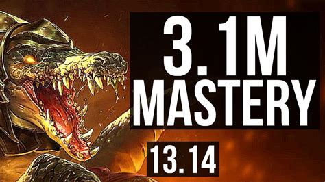 RENEKTON Vs JAX TOP 3 1M Mastery 700 Games 7 2 4 Dominating