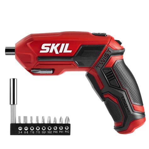 SKIL Tournevis sans fil rechargeable 4 V avec poignée pivotante