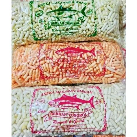 Jual Kerupuk Ikan Tongkol 1kg 250gram Aneka Snack Kiloan Murah