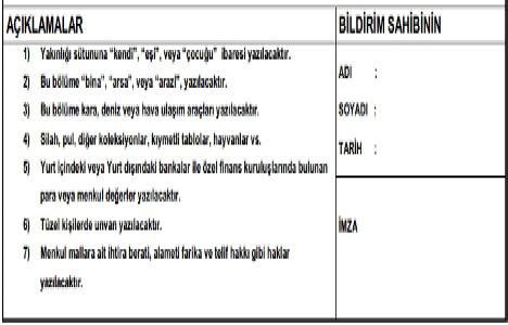 Memur Mal Bildirim Formu 21 10 2013