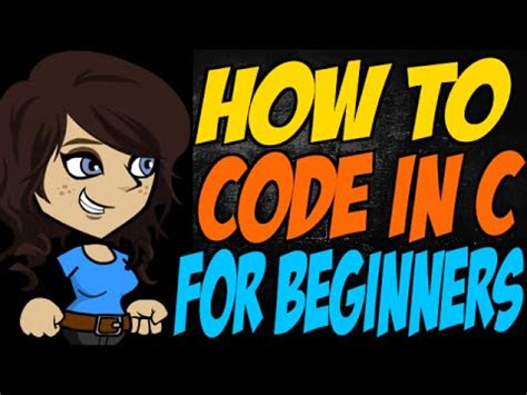 How To Code In C For Beginners YouTube