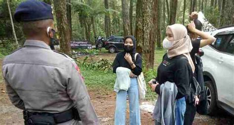 Antisipasi Kriminalitas Brimob Datangi Kawasan Objek Wisata Lembang