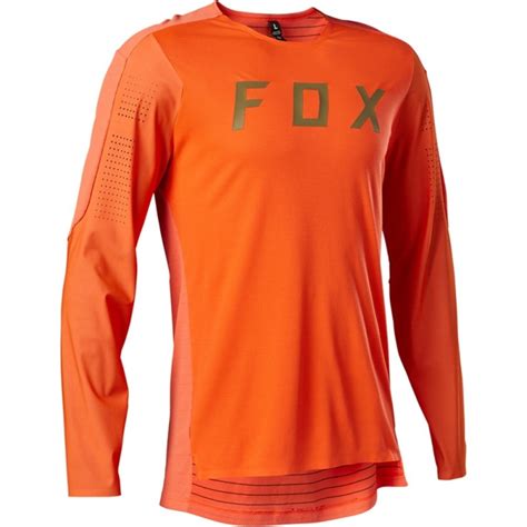 Koszulka Rowerowa Z D Ugim R Kawem Fox Flexair Pro Pomara Czowa