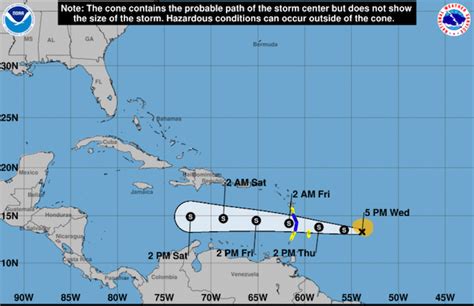 Tormenta tropical Bret se fortalece en el Atlántico y se desvía hacia