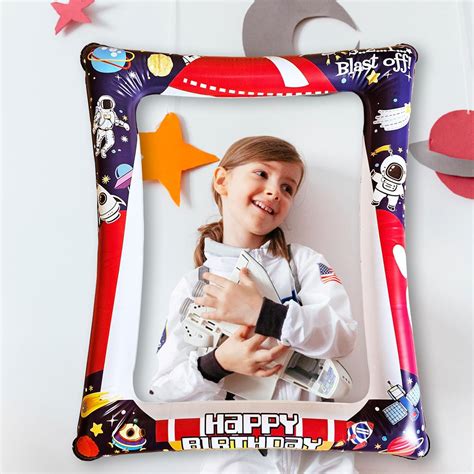 1 marco inflable para cabina de fotos con temática del espacio exterior