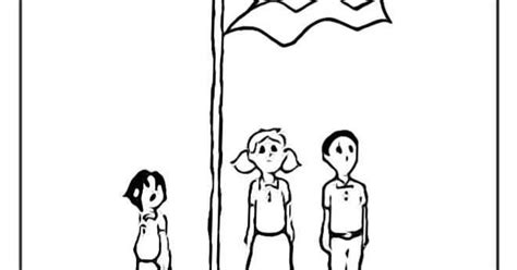 colorear Bandera de Venezuela con niños Colorear dibujos infantiles