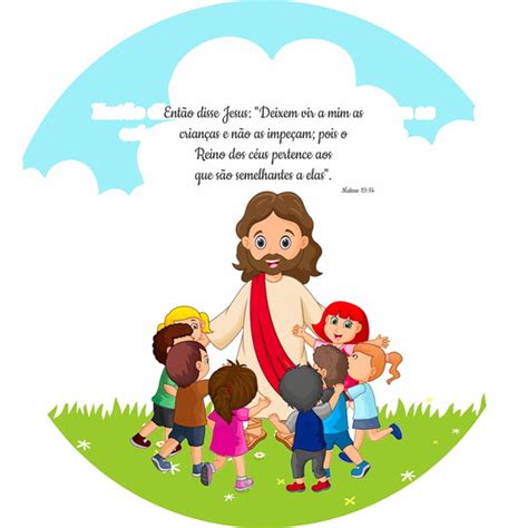 Painel Redondo Sublimado Jesus Cute Elo7 Produtos Especiais