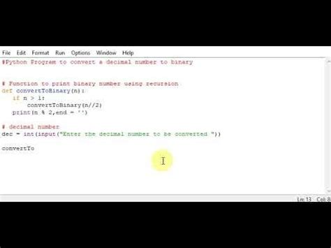 Python Program To Convert A Decimal Number To Binary Decimal Number