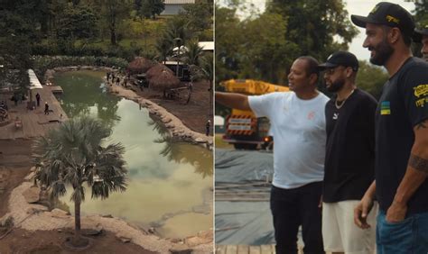 Oração almoço coletivo reality veja bastidores de construção de lago
