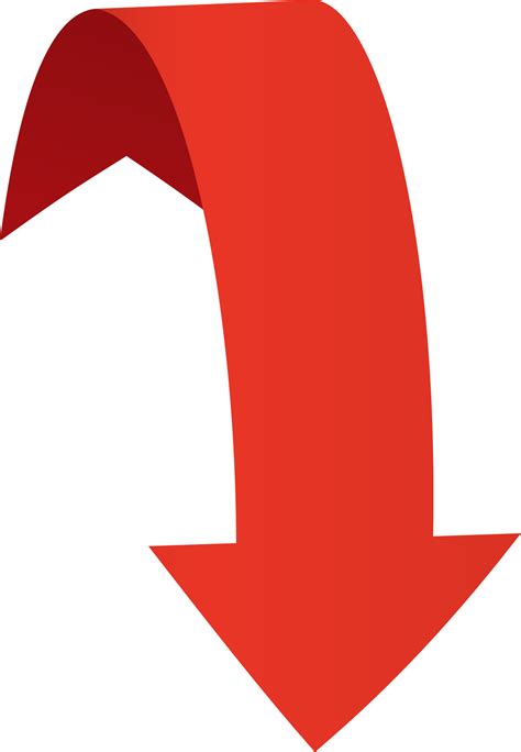 Red Ribbon Arrow Sticker 11835037 PNG