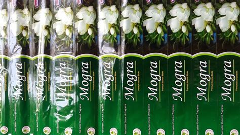 8 Inche Black Stick 3m M Charcoal Mogra Scented Agarbatti For