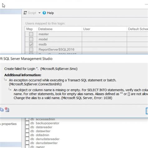 sql server fix error msg 1803 the create database statement failed 14124 hot sex picture