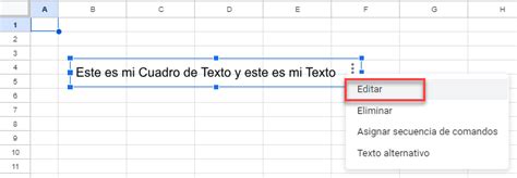 C Mo Insertar Un Cuadro De Texto En Excel Y Google Sheets Automate Excel