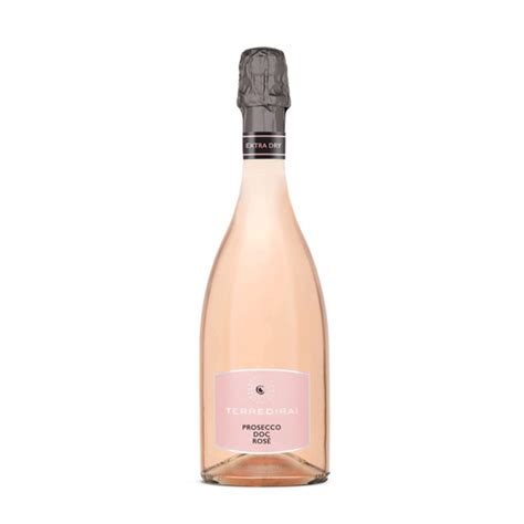 Prosecco ROSE Millesimato TERRE DI RAI DOC Extra Dry Liquido Italia
