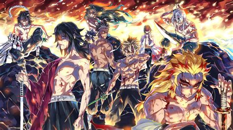 All Hashira Wallpapers Top Free All Hashira Backgrounds Wallpaperaccess