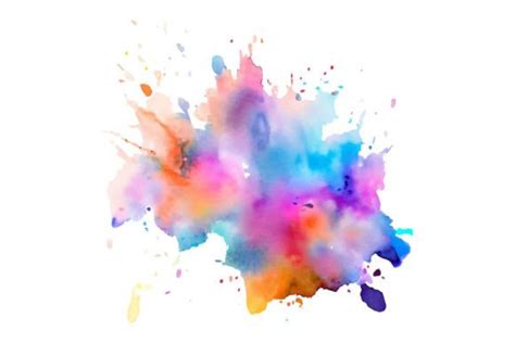 Colorful Paint Ink Splash Background Graphic By Pixeness Creative Fabrica