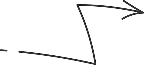 Doodle De Flecha Rayada Vector Premium