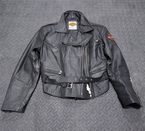 Harley Davidson Biker Leather Jacket On Carousell