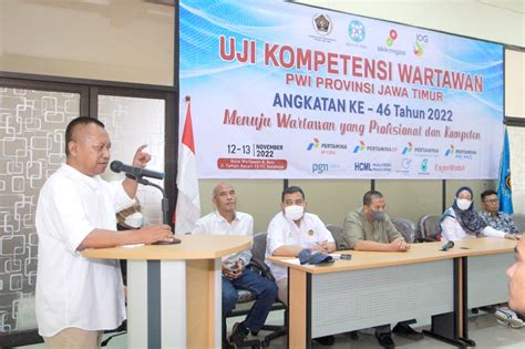 PWI Jatim Bersama SKK Migas Gelar Uji Kompetensi Wartawan Ke 46