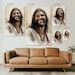 Jesus Laughing Picture Of Jesus Watercolor Christ Art Smiling Christ