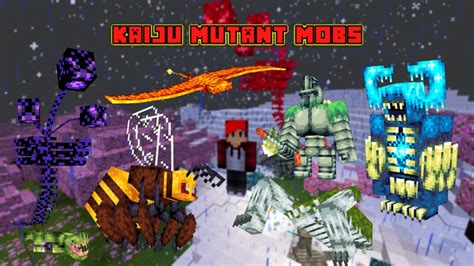 El MEJOR MOD DE MOBS MUTANTES PARA MINECRAFT PE 1 20 Addon YouTube