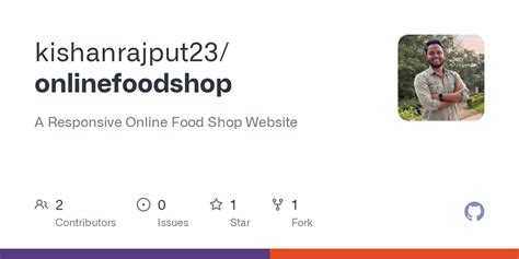 Github Kishanrajput Onlinefoodshop A Responsive Online Food Shop