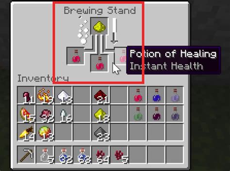 Make Potions In Minecraft Step