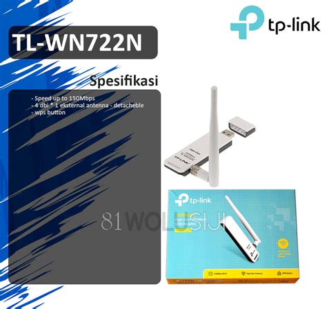 TP LINK TL WN722N 150Mbps Wireless USB Adapter Wolusiji