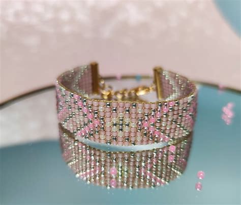 Bransoletka ze szklanych koralików toho cosmopink 3710513 Pakamera pl