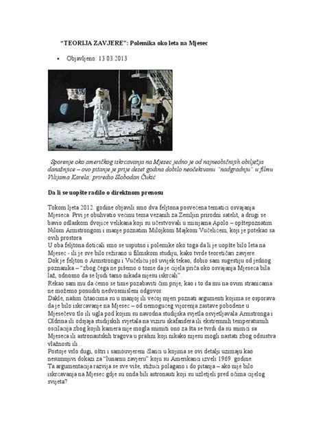 PDF Teorija Zavere Polemika Oko Leta Na Mjesec DOKUMEN TIPS