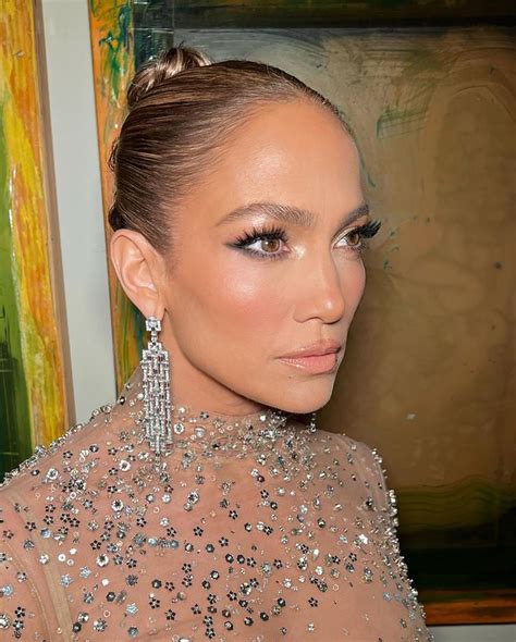 Jennifer Lopez Sparkles In Sheer Gown At Shotgun Wedding Premiere