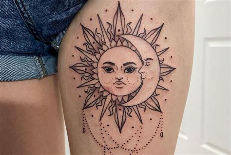 Top 151 Sun And Moon Tattoo For Men Spcminer
