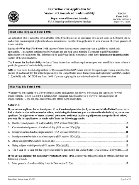 Dhs Uscis I Instructions Fill And Sign Printable