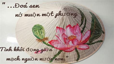 Hướng dẫn vẽ trang trí nón lá đơn giản và đẹp mắt