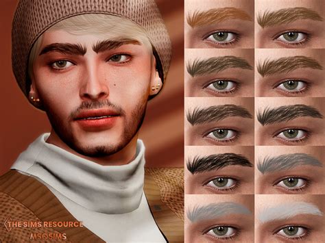 Milo Eyebrows By Msqsims Created For The Sims Emily Cc Finds