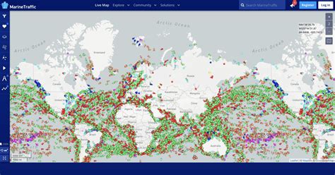 Yachts Bateaux Cargo Tankers Vous Pouvez Suivre Le Trafic Maritime