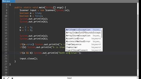 java boolean variables youtube