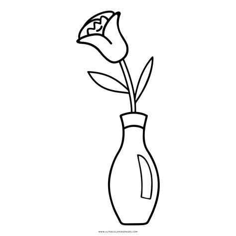 Dibujo De Florero Para Colorear Ultra Coloring Pages