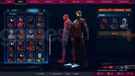 Todos los trajes de Marvel s Spider Man 2 y cómo conseguirlos Los