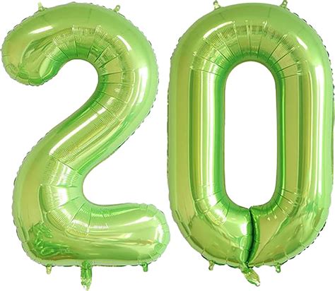 Amazon ESHILP 40 Inch Number Balloon Foil Balloon Number 20 Jumbo