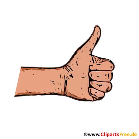 Duim Omhoog Clipart Illustratie Afbeelding PNG
