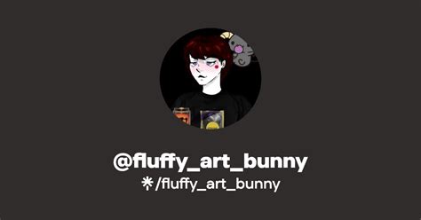 Fluffy Art Bunny Twitter Instagram Tiktok Twitch Linktree