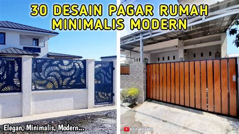 30 DESAIN PAGAR RUMAH MINIMALIS MODERN TERBARU LINK PEMBELIAN PRODUK