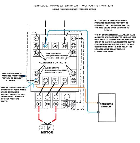 Square D Starter Motor Pressure Switch Wiring