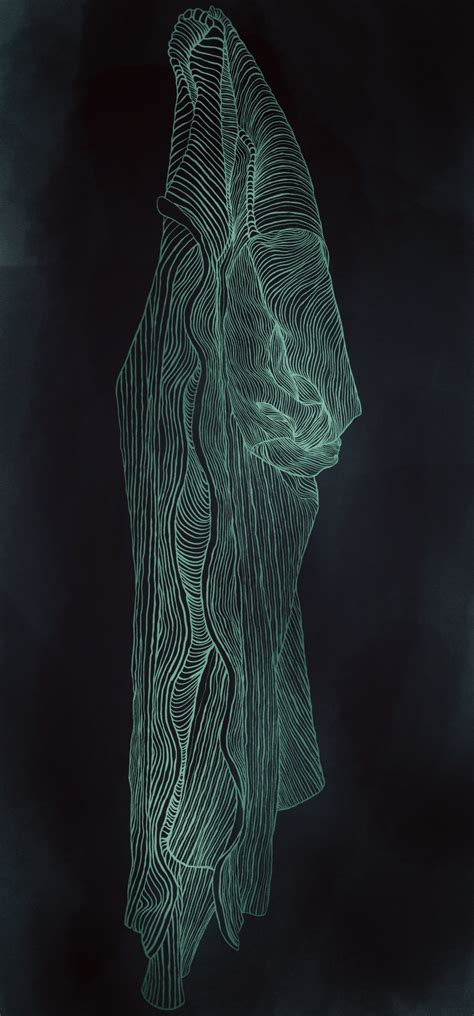 Wallpaper Seni Digital Minimalis Tampilan Potret Latar Belakang
